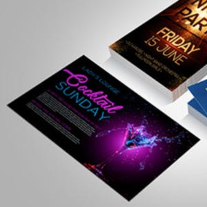 100 Custom Flyer, Elegant Party Ticket, Printable VIP Event Ticket ...