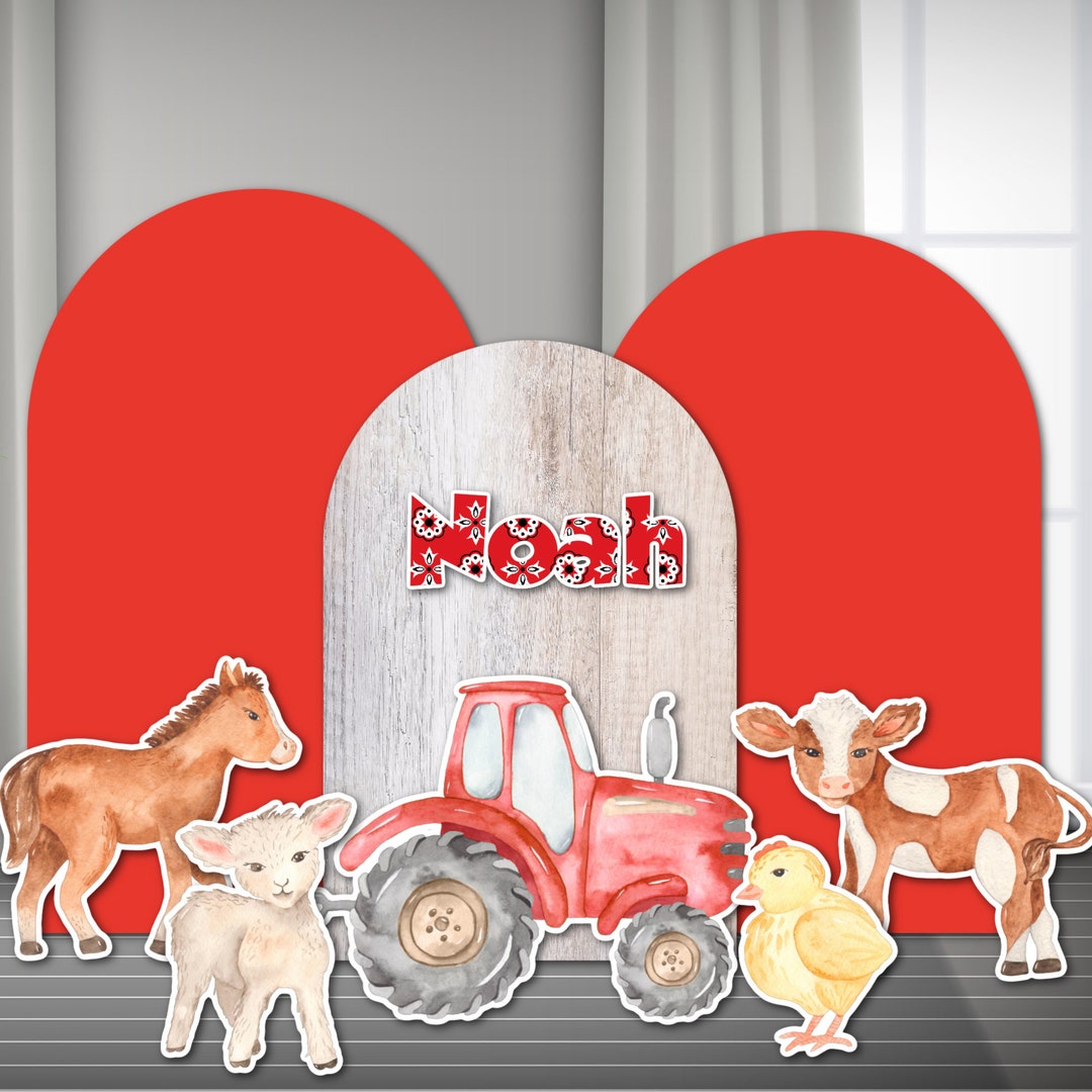 Set of 6 Farm Animal Foam Board Cut Outs Farm Animal Party - Etsy