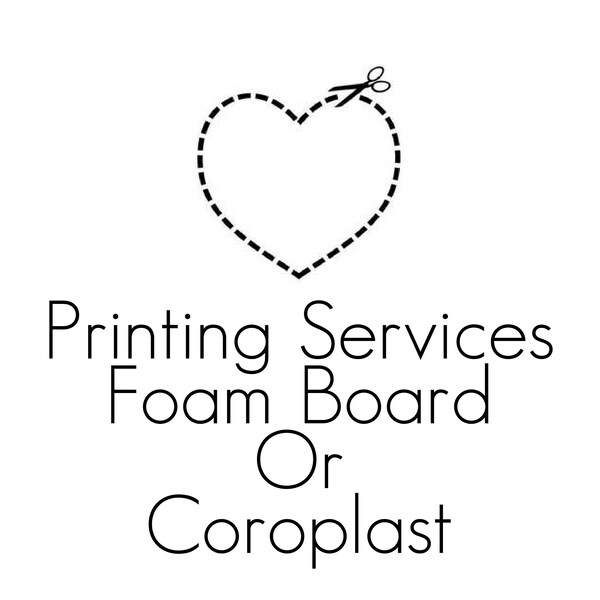 Custom Birthday Foam Board - Etsy