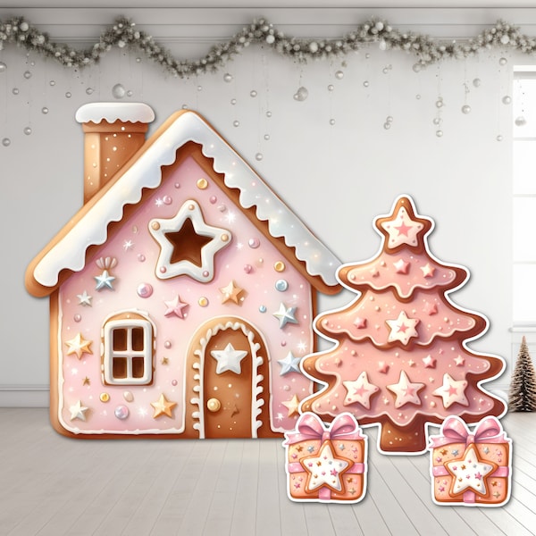 Gingerbread Backdrop - Etsy