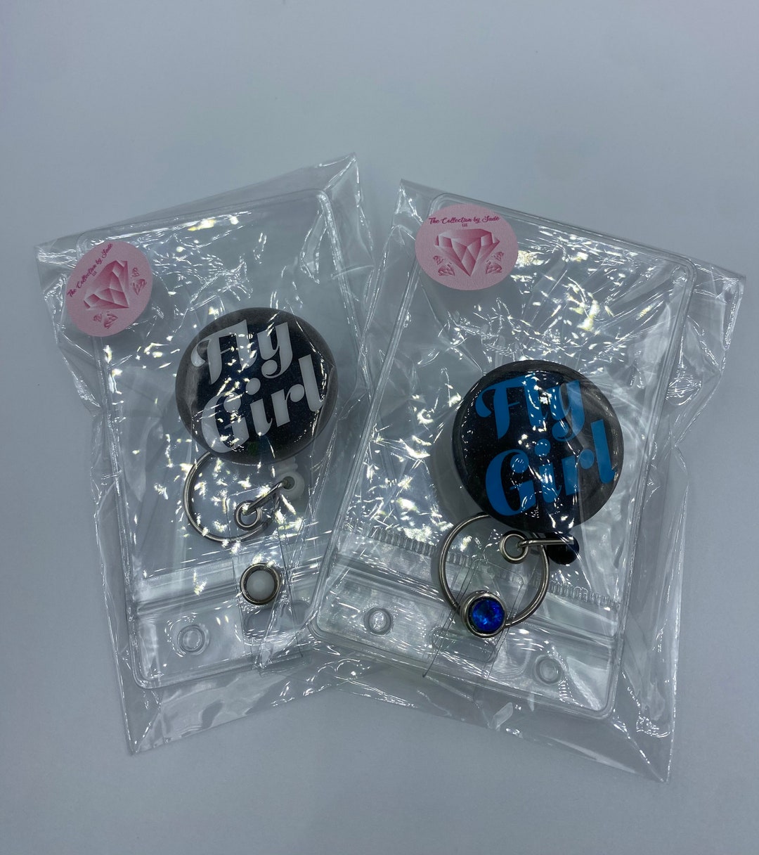Fly Girl ID Badge Retractable Reel - Etsy