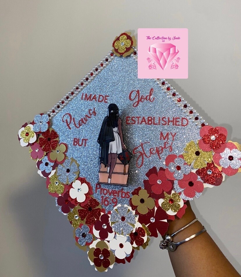 Custom Graduation Topper Cap, Rhinestone Topper, College Topper, High ...