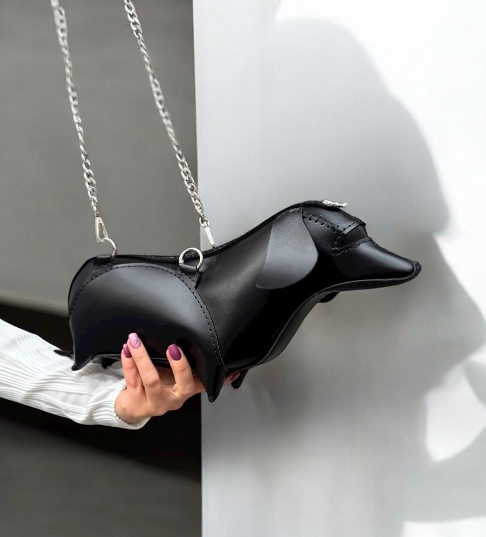 Dachshund Leather Bag – Handmade Genuine Leather Dog Purse – Unique ...