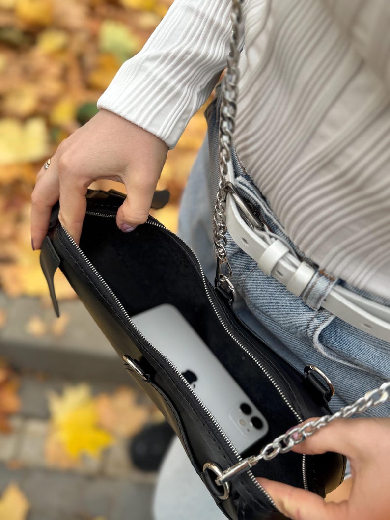 Dachshund Leather Bag – Handmade Genuine Leather Dog Purse – Unique ...
