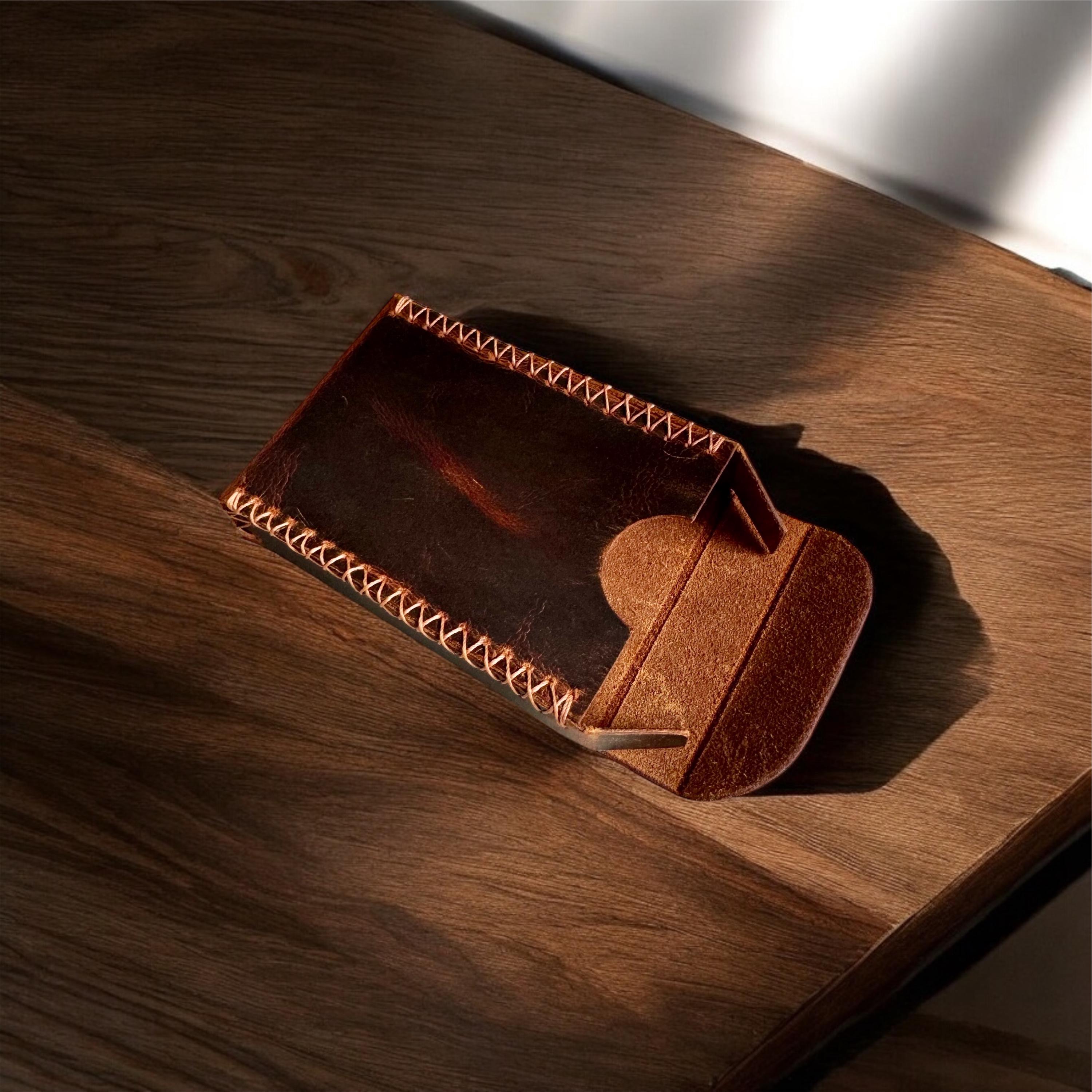 Leather Playing Card Case, Playing Card Sleeve Holder Cover. Original ...