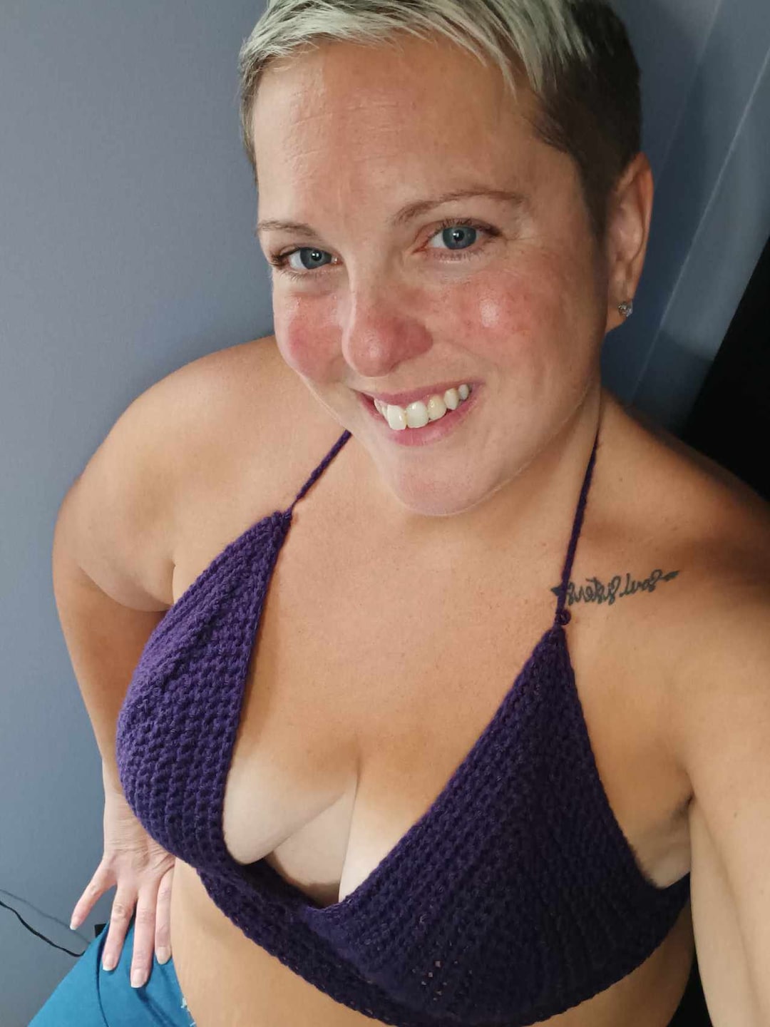 Finished Custom Made Crochet Crop Top Etsy