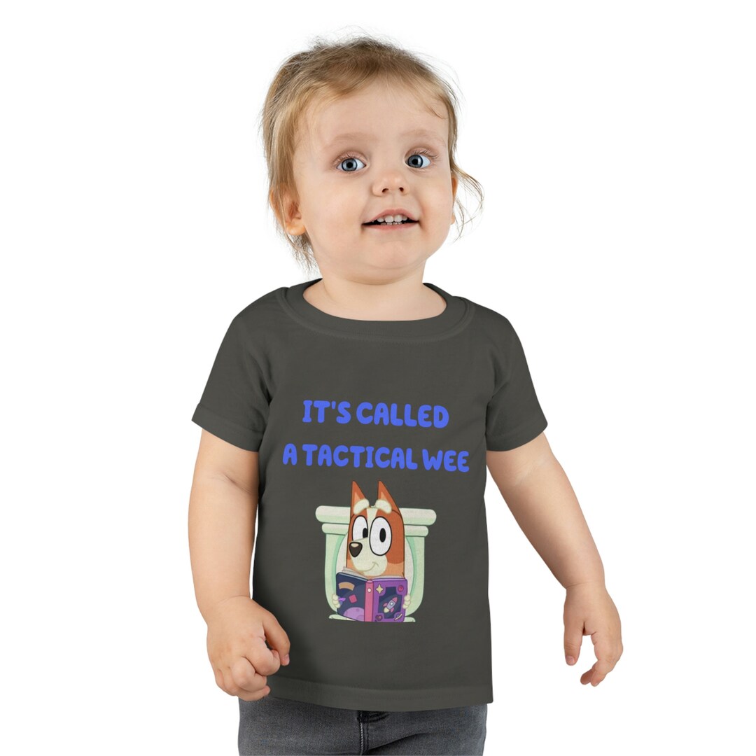 Bluey Tactical Wee Shirt Toddler - Etsy