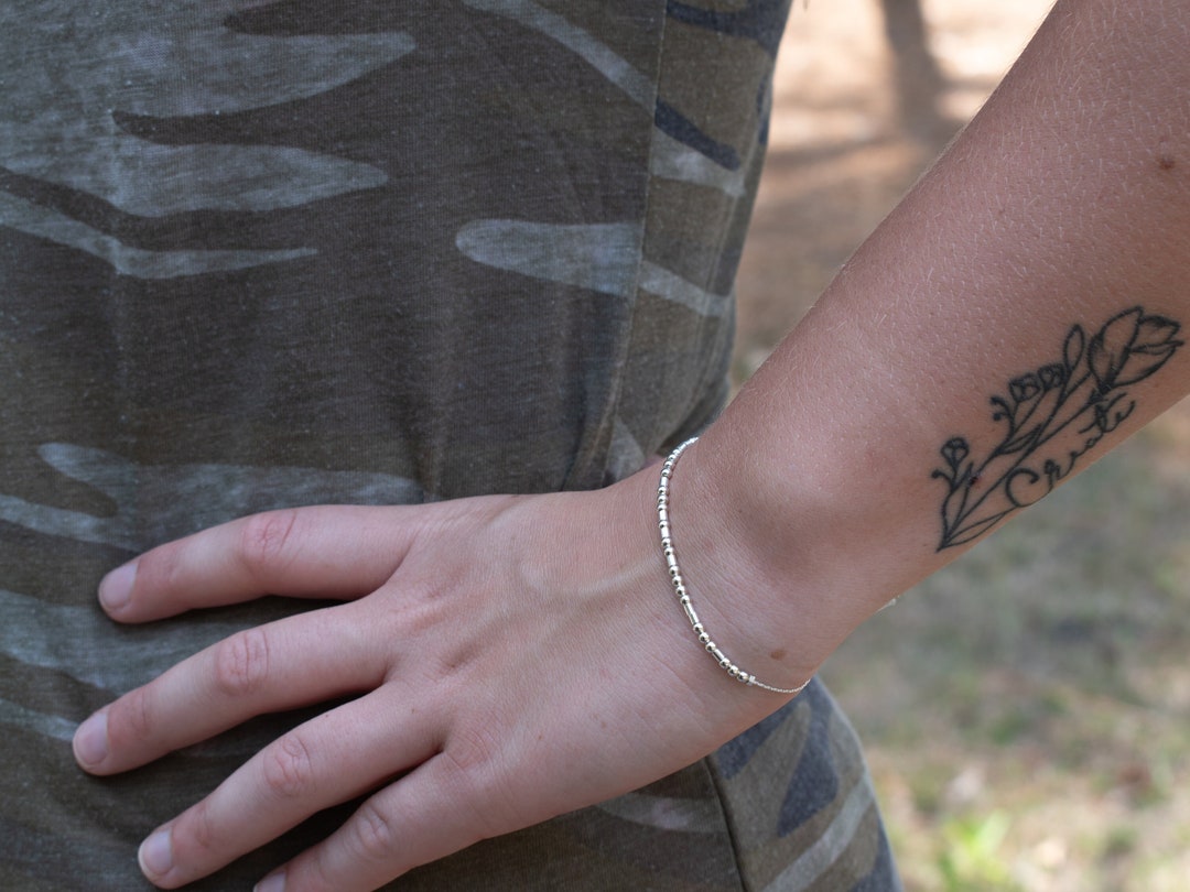 Good Vibes Only Morse Code Bracelet/ Aesthetic Jewelry With Hidden ...