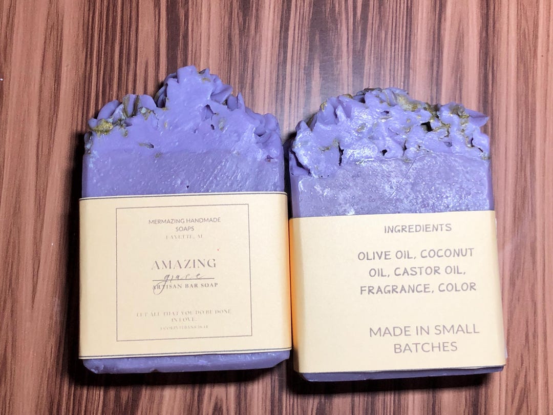 AMAZING GRACE Bar Soap - Etsy