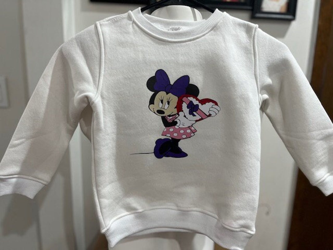Kids Minnie Mouse Sweater - Etsy