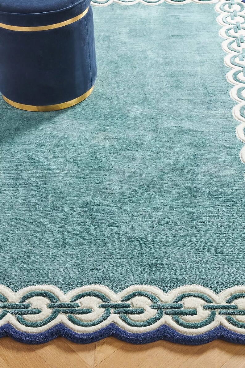 Frans Minimalist Modern Handmade Tufted Premium Quality Rug Woolen Area ...