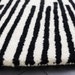 Tatter Black & White Handmade Tufted Texture Modern Style Premium ...