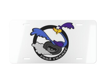Beep Beep Roadrunner Metal License Plate Sign Novelty Vanity - Etsy