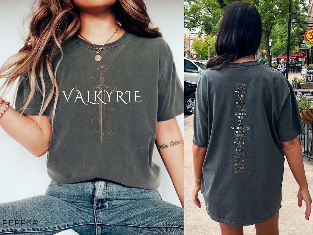Valkyrie Shirt A Court of Thorns and Roses ACOTAR Shirt ACOTAR Merch ...