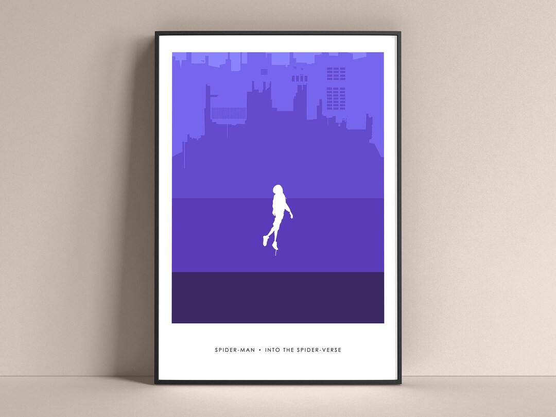 Spider-man Into the Spider-verse Colour Palette Print Artwork | A4 + A3 ...
