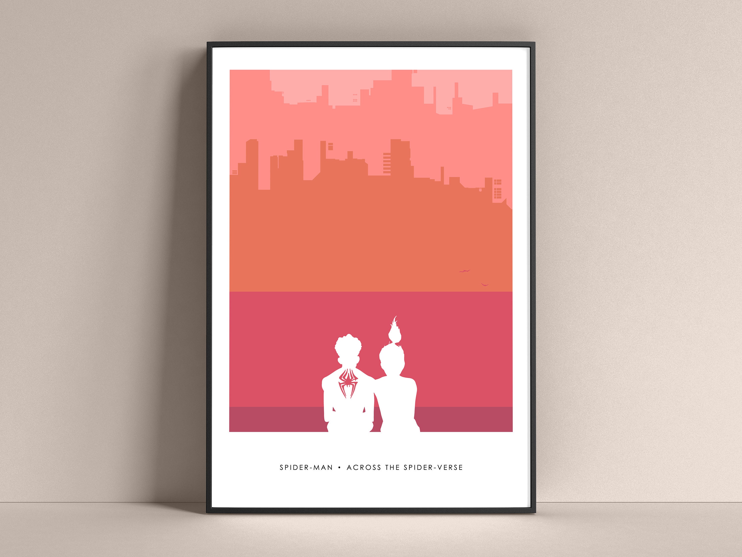 Spider-man Across the Spider-verse Colour Palette Print Artwork | A4 ...