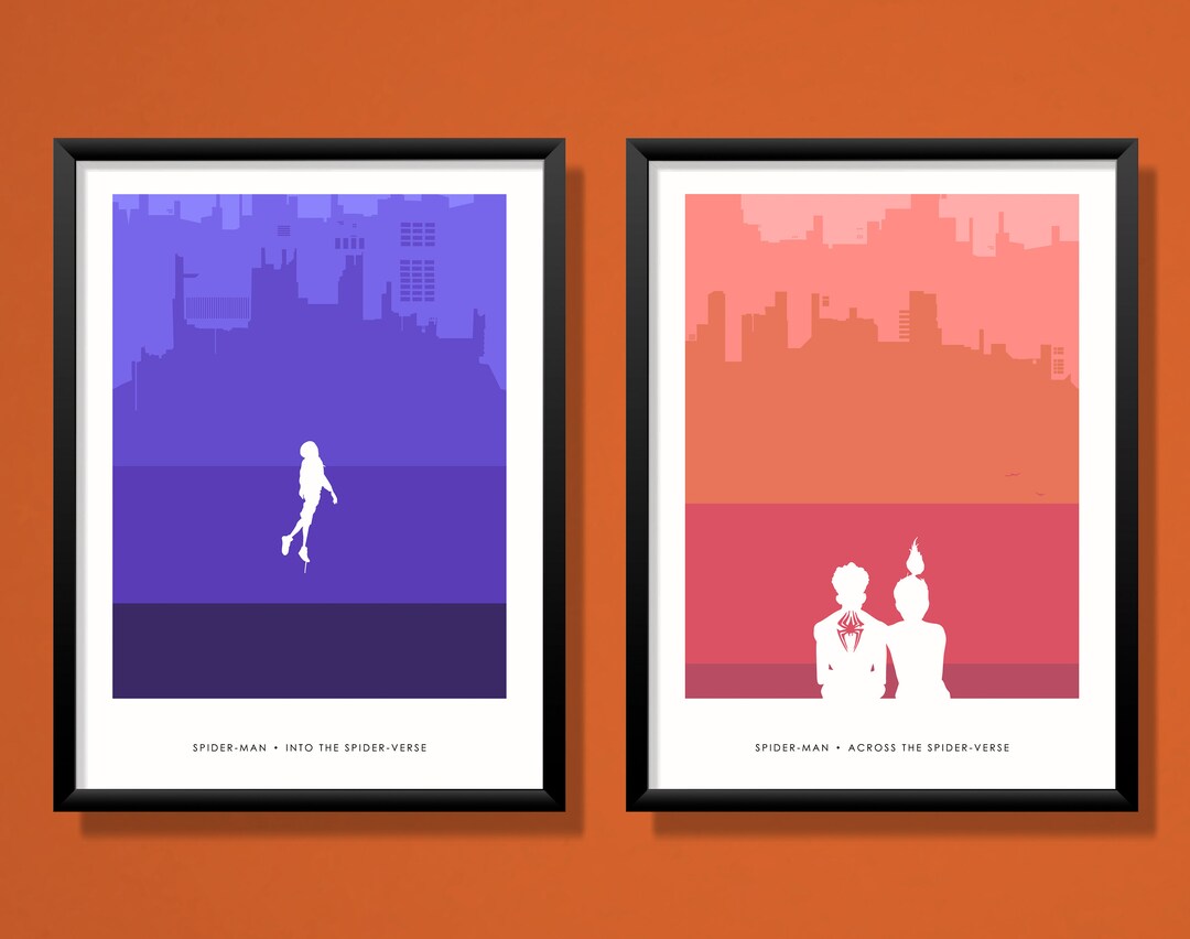 Spider-man Across the Spider-verse Colour Palette Print - Etsy