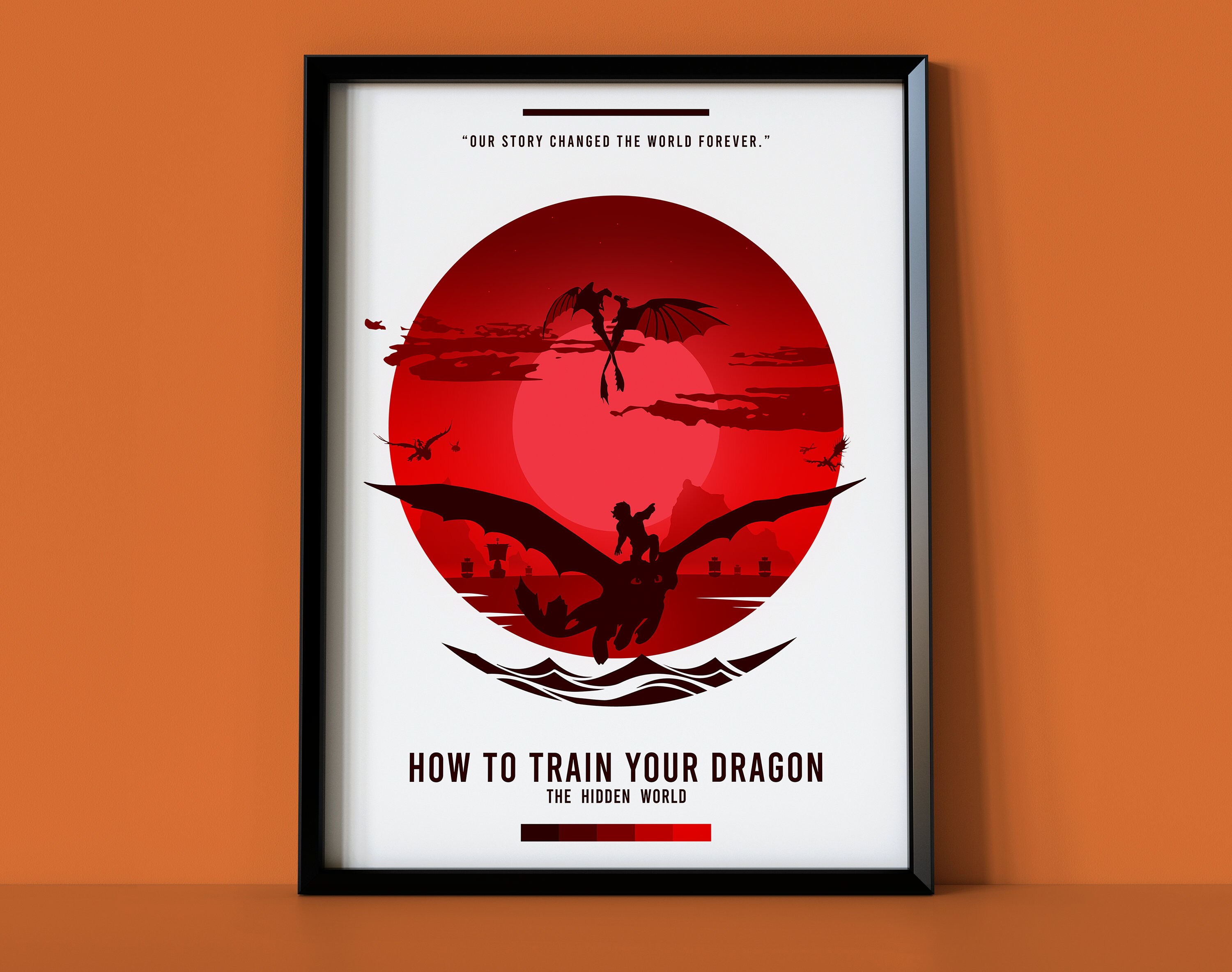 How to Train Your Dragon: the Hidden World Minimalist Poster - Etsy