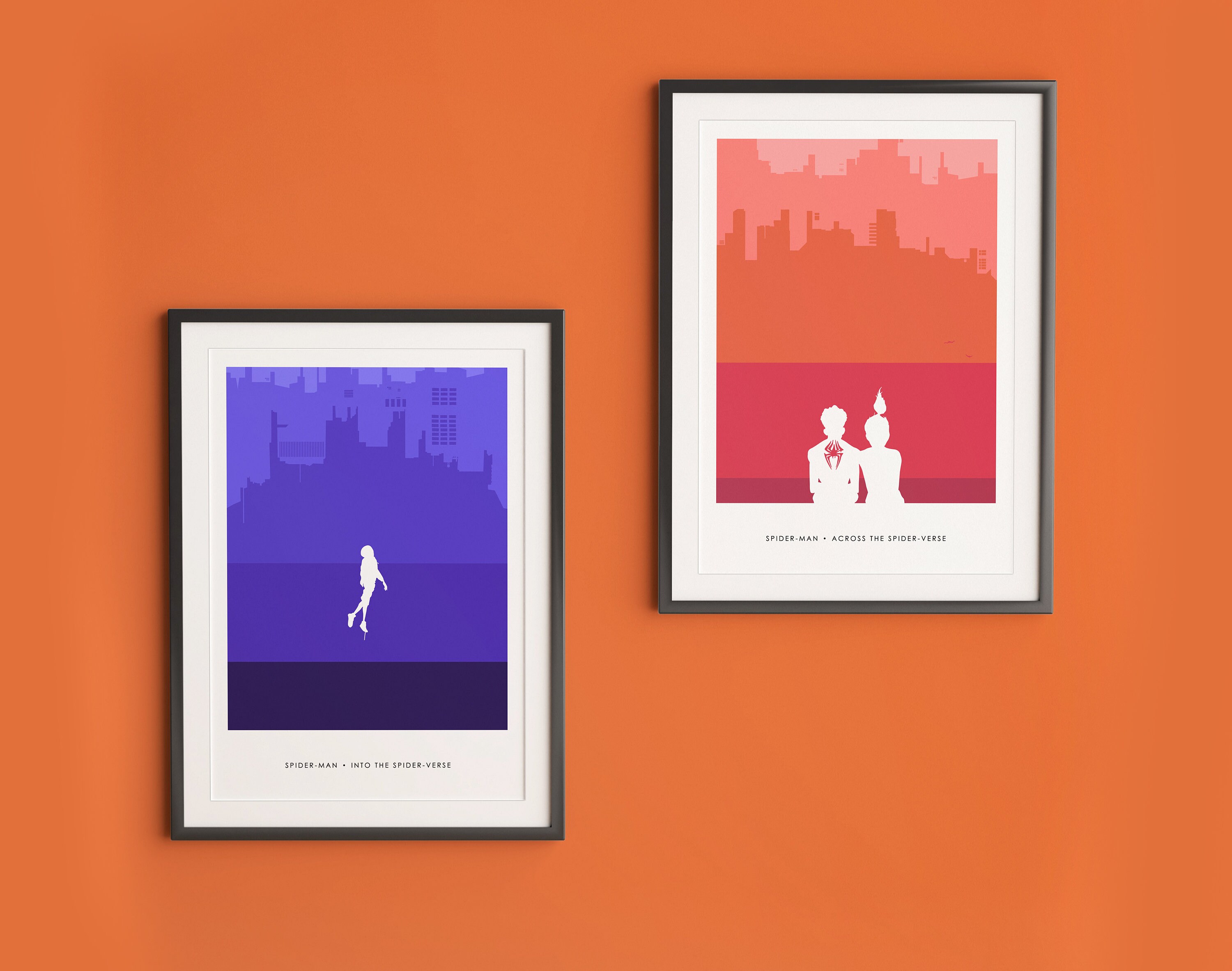 Spider-man Into the Spider-verse Colour Palette Print Artwork - Etsy Canada