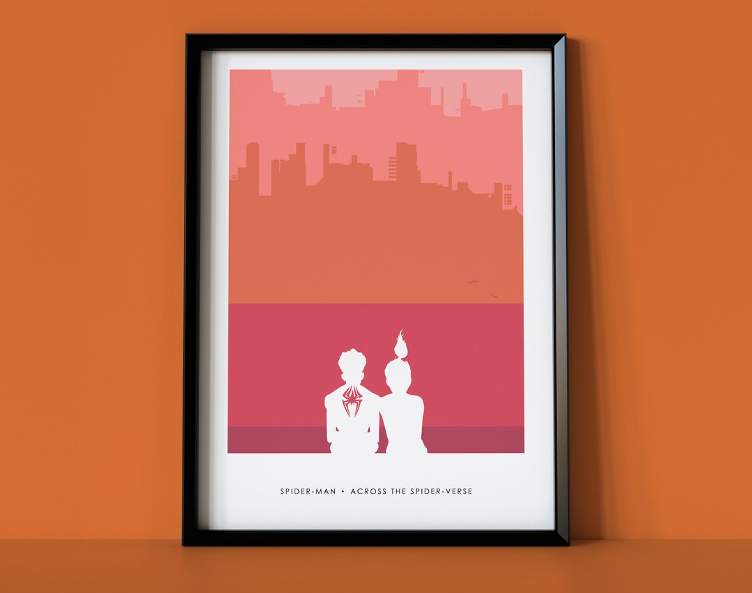 Spider-Man Across The Spider-Verse color palette print artwork - Etsy ...