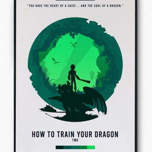How to Train Your Dragon Posters HTTYD Trilogy Minimal Movie - Etsy UK