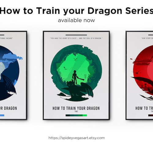 HTTYD Deck of Dragons how to Train Your Dragon Cards - Etsy