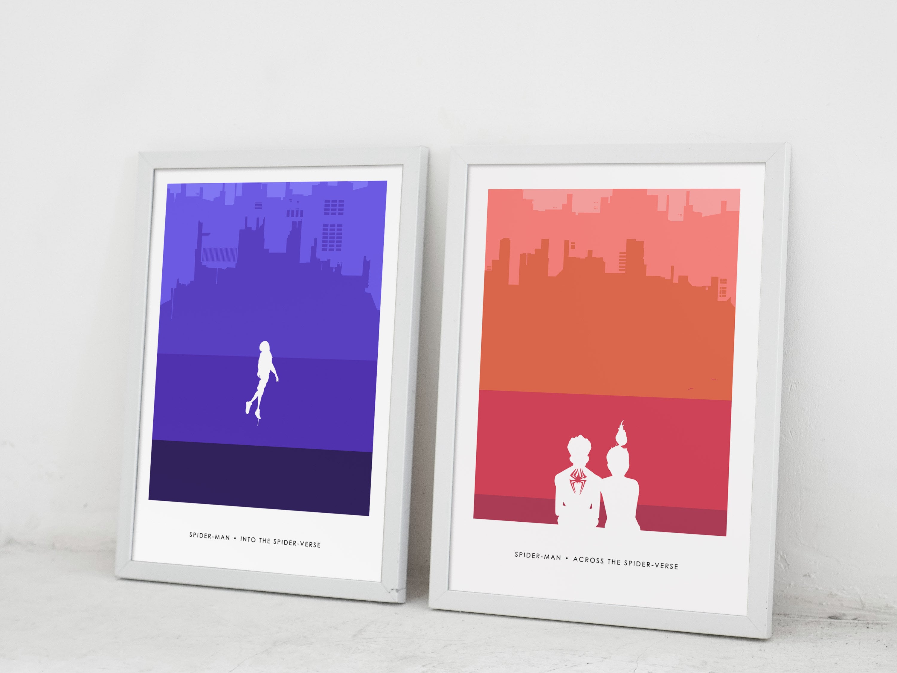 Spider-man Across the Spider-verse Colour Palette Print Artwork | A4 ...