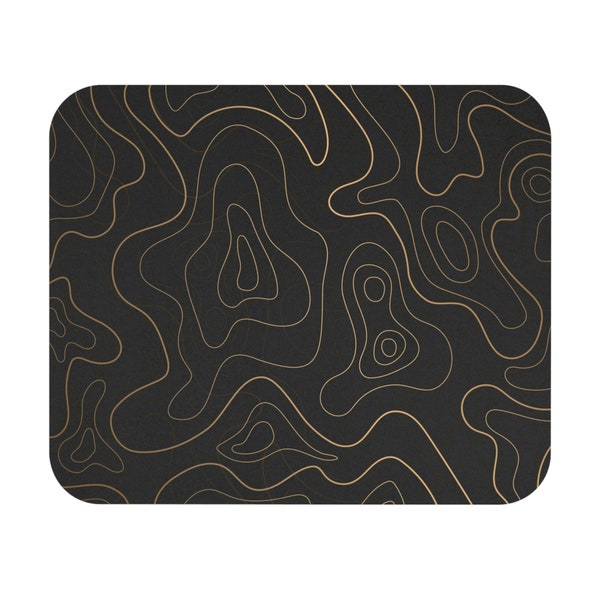 Topographic Map Mousepad - Etsy