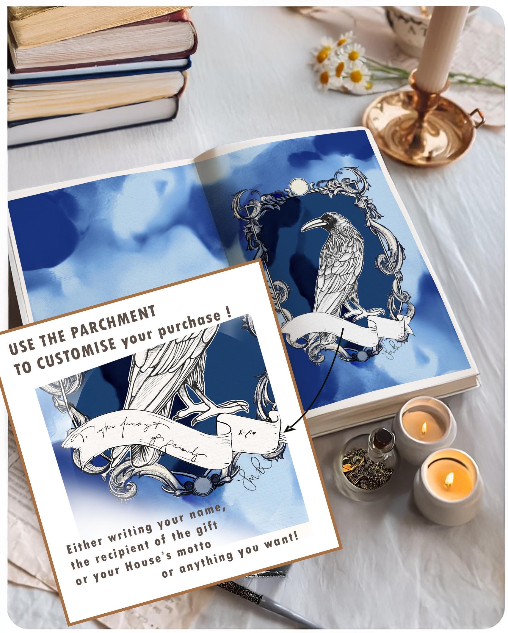 BUNDLE WIZARD Digital Paper Set Gift Fantasy Print Magical Wizard ...