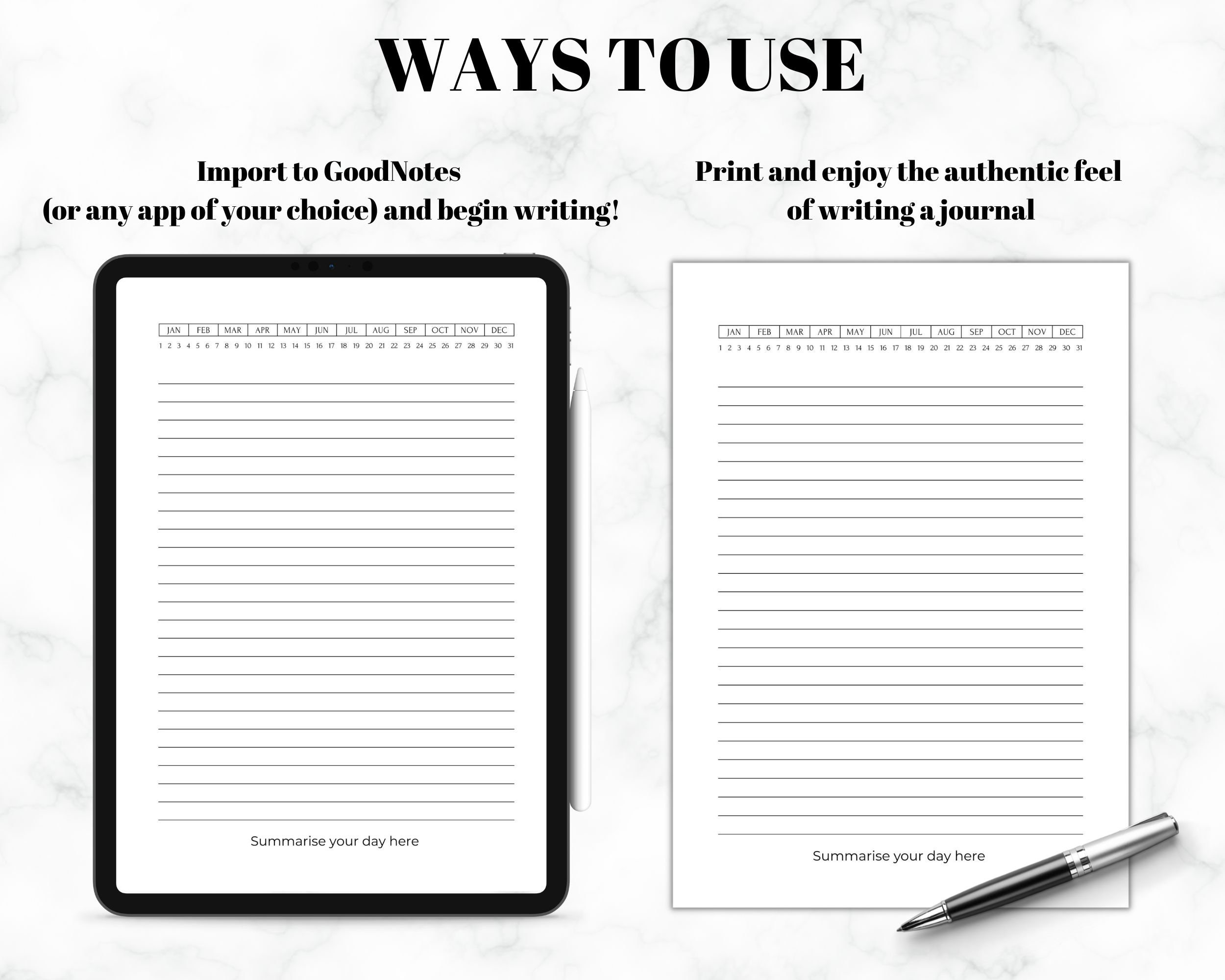 Fast and Efficient Journal for Mental Health and Wellness, Easy Journal ...