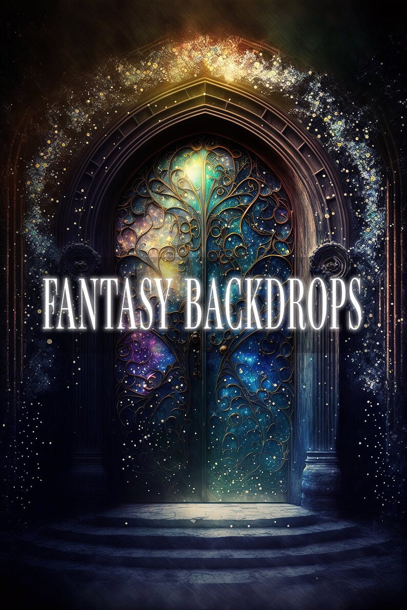 Enchanted Doorways Digital Backdrops, Portrait Backdrop Overlays ...