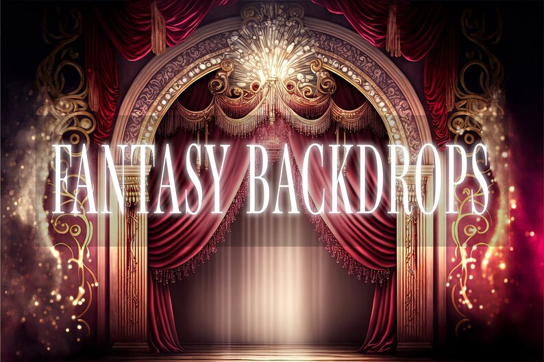 Theaters Digital Backdrops, Portrait Backdrop Overlays, Studio Backdrop ...