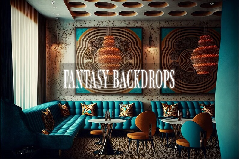 Miami Rooms Digital Backdrops Portrait Backdrop Overlays - Etsy