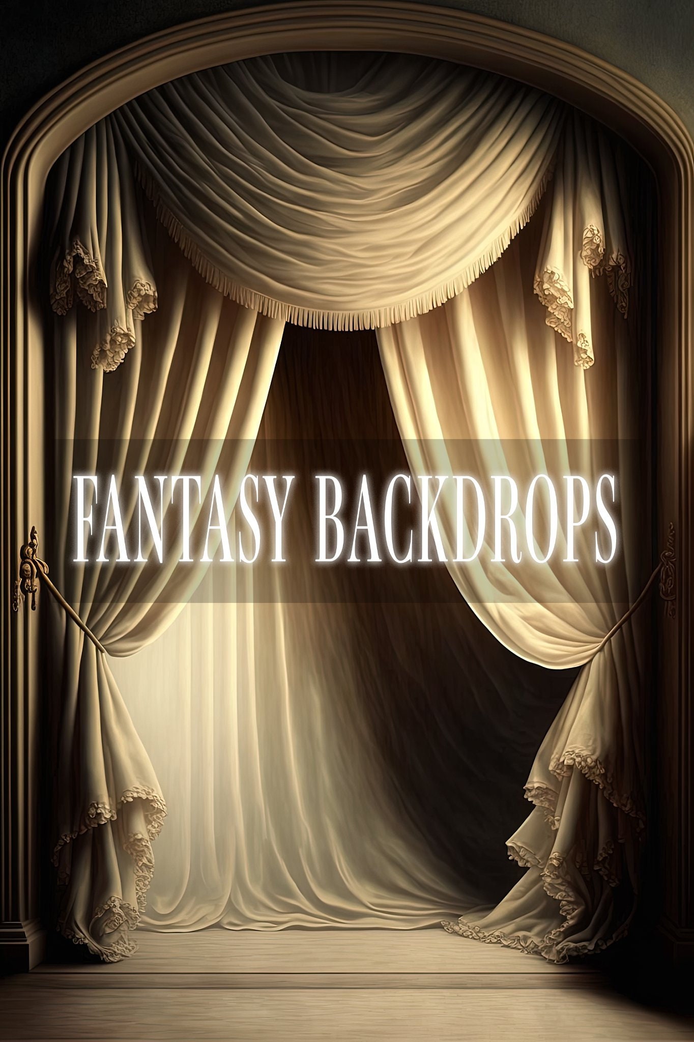 GLAM Curtains Digital Backdrops, Portrait Backdrop Overlays, Studio ...