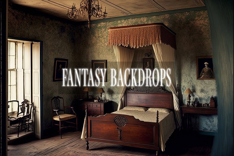 Colonial Rooms Digital Backdrops, Portrait Backdrop Overlays, Studio ...