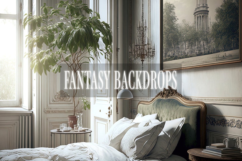 Paris Rooms Digital Backdrops, Portrait Backdrop Overlays, Studio ...