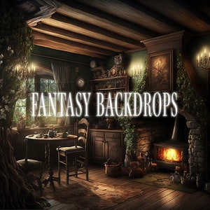 Magic Cabins Digital Backdrops, Portrait Backdrop Overlays, Studio ...