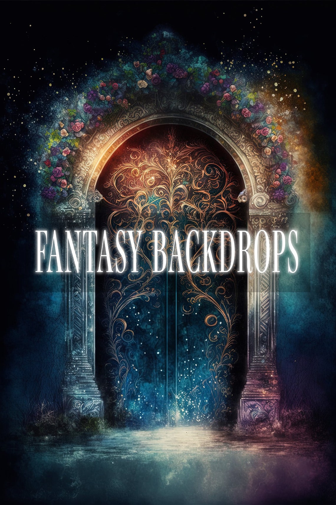 Enchanted Doorways Digital Backdrops, Portrait Backdrop Overlays ...