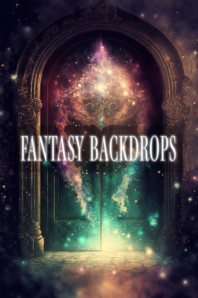 Enchanted Doorways Digital Backdrops, Portrait Backdrop Overlays ...