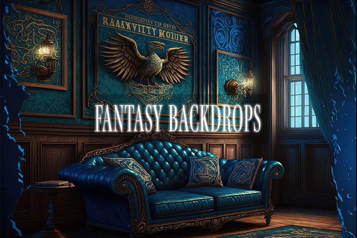 Wizarding Common Rooms Digital Backdrops, Portrait Backdrop Overlays ...