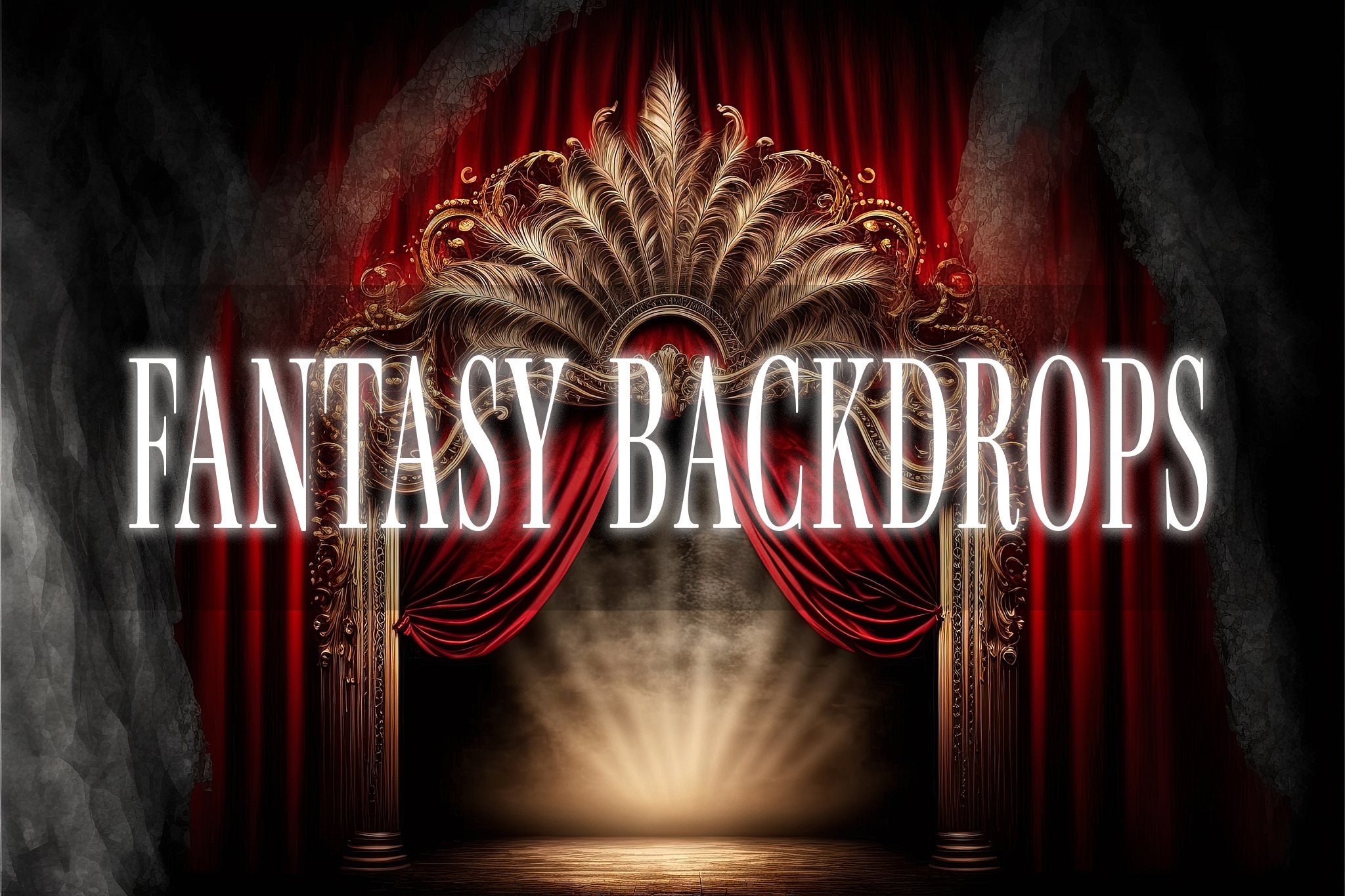 Theaters Digital Backdrops, Portrait Backdrop Overlays, Studio Backdrop ...