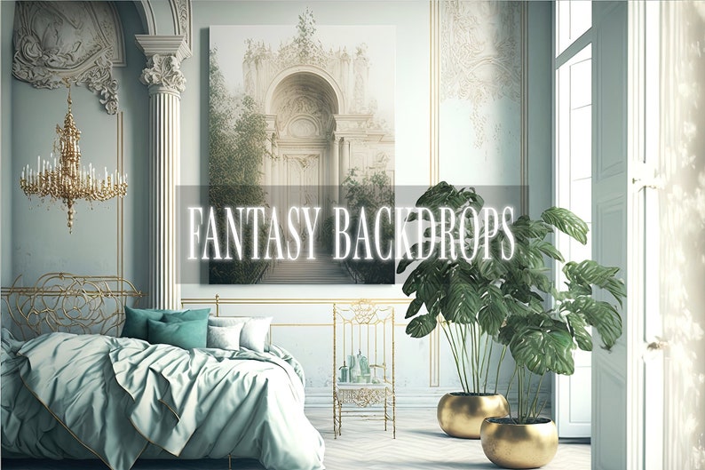 Paris Rooms Digital Backdrops, Portrait Backdrop Overlays, Studio ...