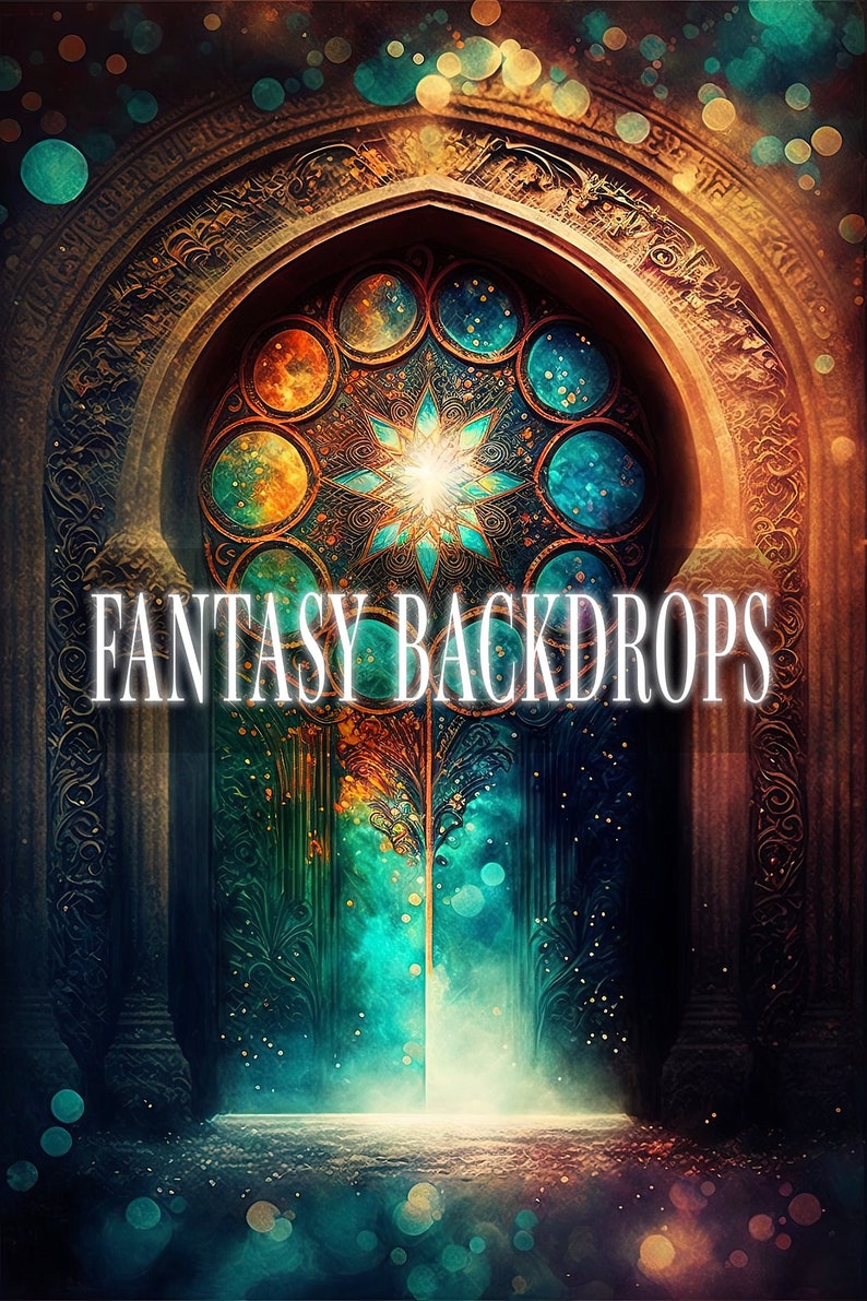 Enchanted Doorways Digital Backdrops, Portrait Backdrop Overlays ...