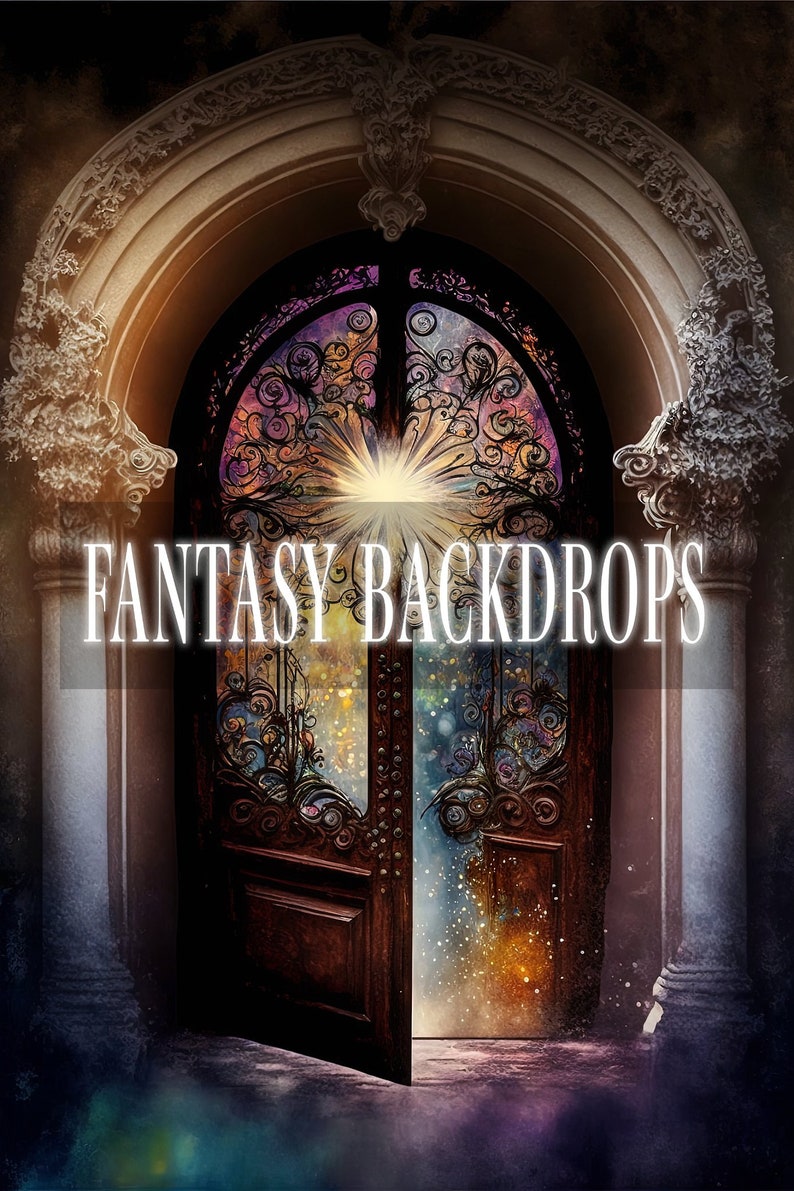 Enchanted Doorways Digital Backdrops, Portrait Backdrop Overlays ...