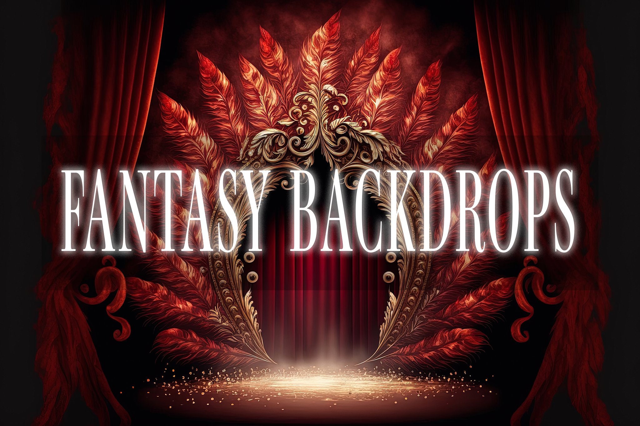 Theaters Digital Backdrops, Portrait Backdrop Overlays, Studio Backdrop ...