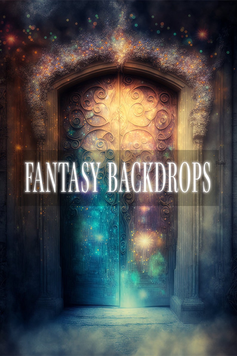 Enchanted Doorways Digital Backdrops, Portrait Backdrop Overlays ...