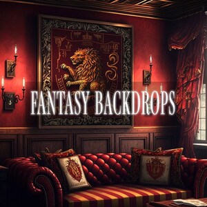 Wizarding Common Rooms Digital Backdrops, Portrait Backdrop Overlays ...