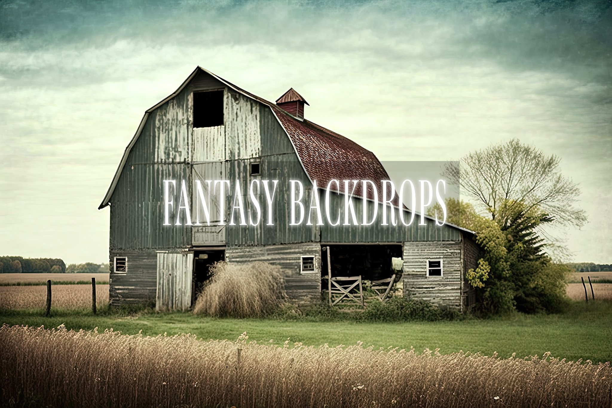 Rustic Barns Digital Backdrops, Portrait Backdrop Overlays, Studio Backdrop Overlays, Fine Art ...