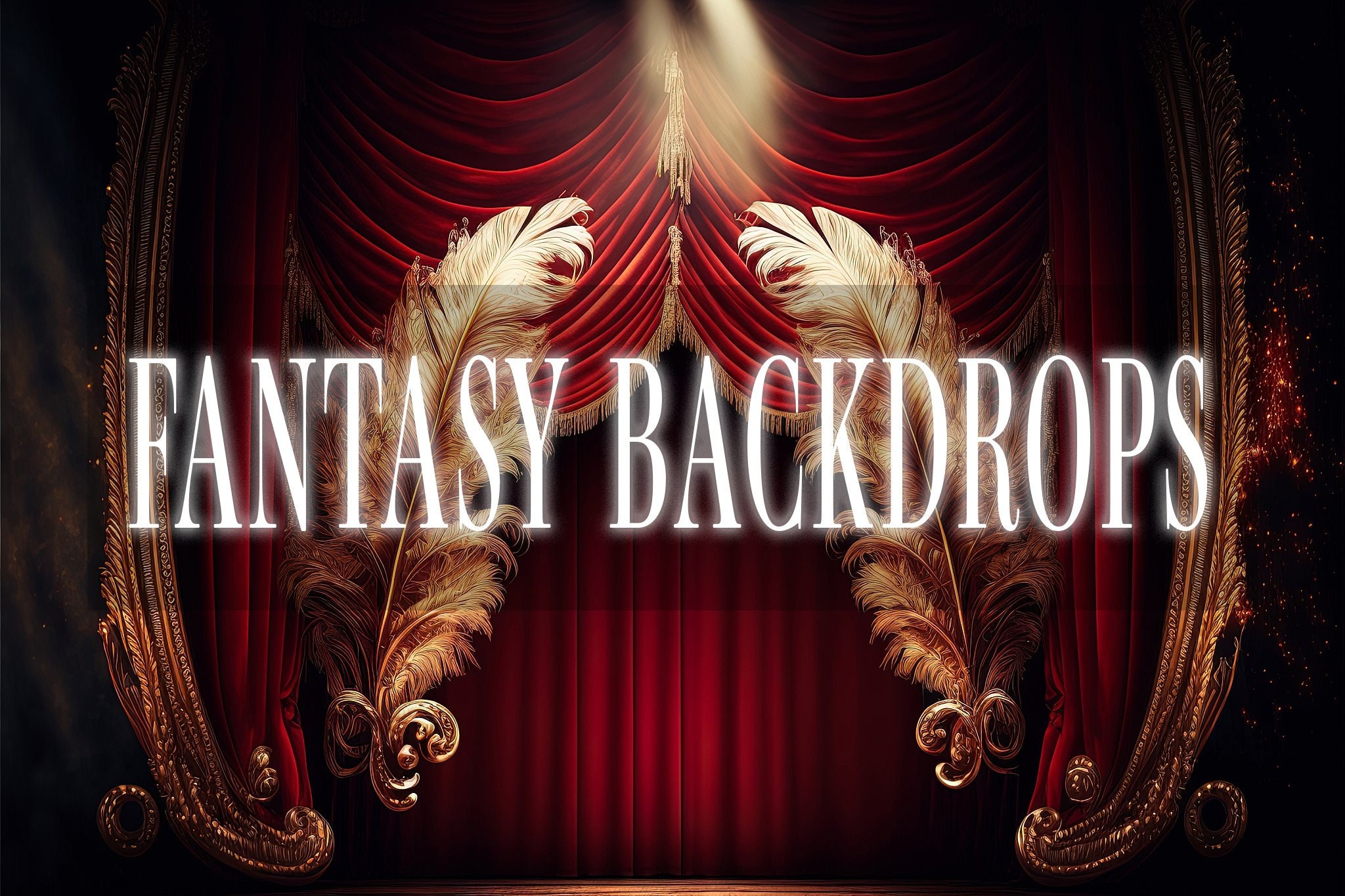 Theaters Digital Backdrops, Portrait Backdrop Overlays, Studio Backdrop ...