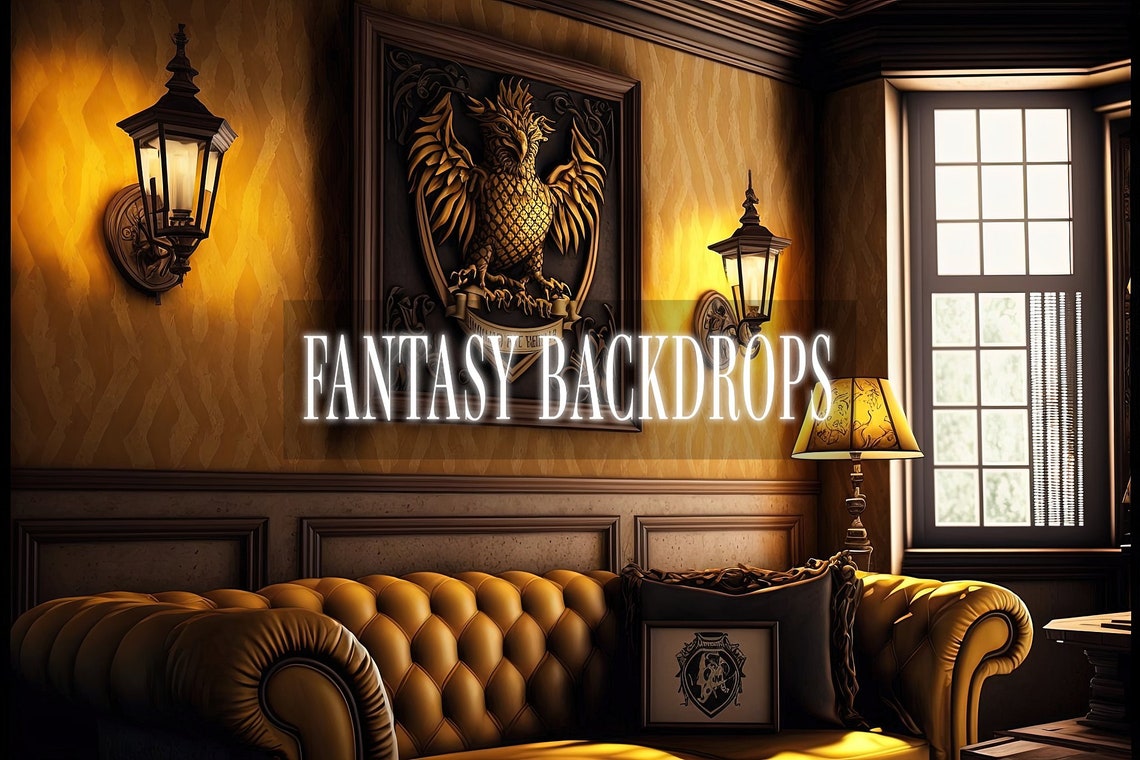 Wizarding Common Rooms Digital Backdrops, Portrait Backdrop Overlays ...